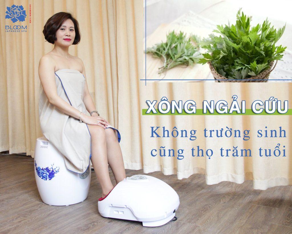 Xông hơi ngải cứu, giải pháp hữu hiệu chăm sóc sức khỏe toàn diện tại Bloom Spa - Bloom Spa